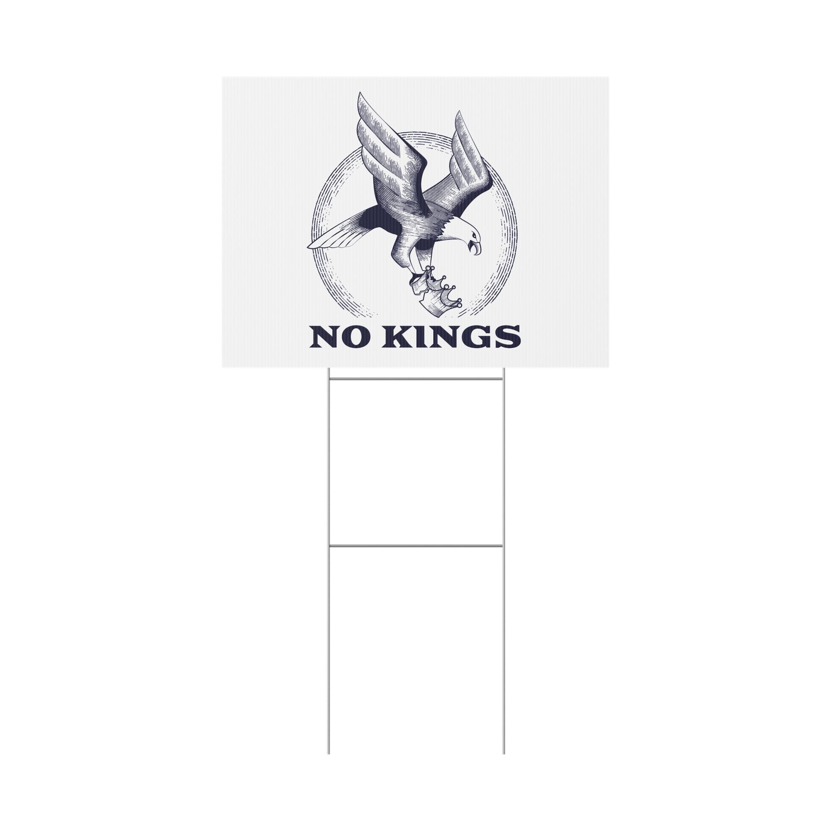 No Kings Movement Sign